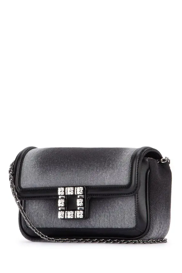 ROGER VIVIER Viv' Jeu De Fille Denim Bag - Multicolor