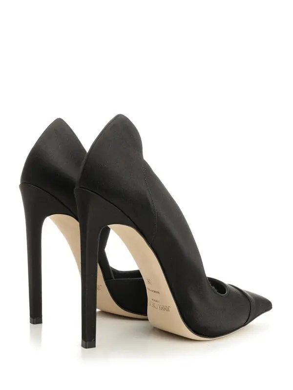 JIMMY CHOO Brigitte Satin Pumps