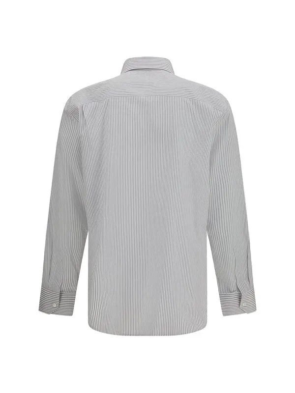 Saint Laurent Striped Shirt With Button Fastening