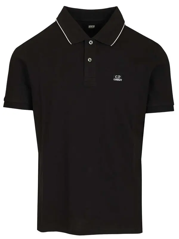 C.P. COMPANY Pique Cotton Polo Shirt