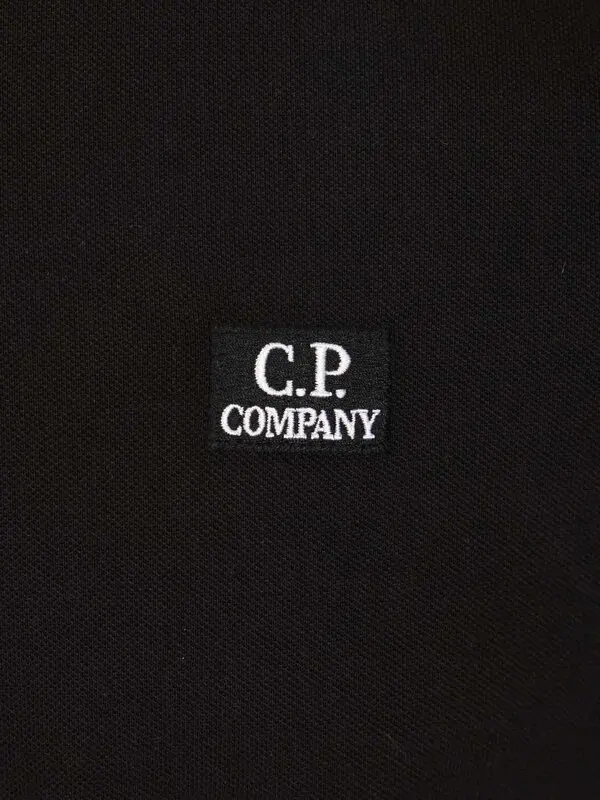 C.P. COMPANY Pique Cotton Polo Shirt
