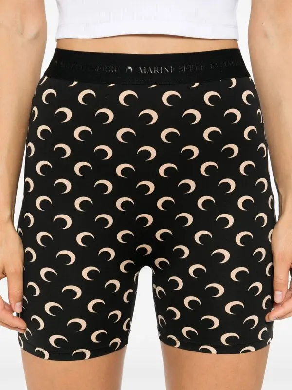 MARINE SERRE Moon Cyclist Shorts - Multicolor