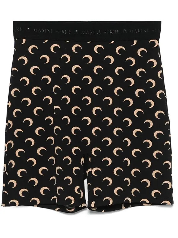 MARINE SERRE Moon Cyclist Shorts - Multicolor