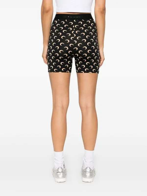 MARINE SERRE Moon Cyclist Shorts - Multicolor