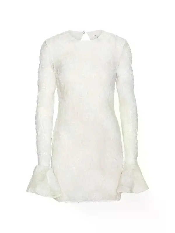 ROTATE BY BIRGER CHRISTENSEN Floral Mesh Mini Dress