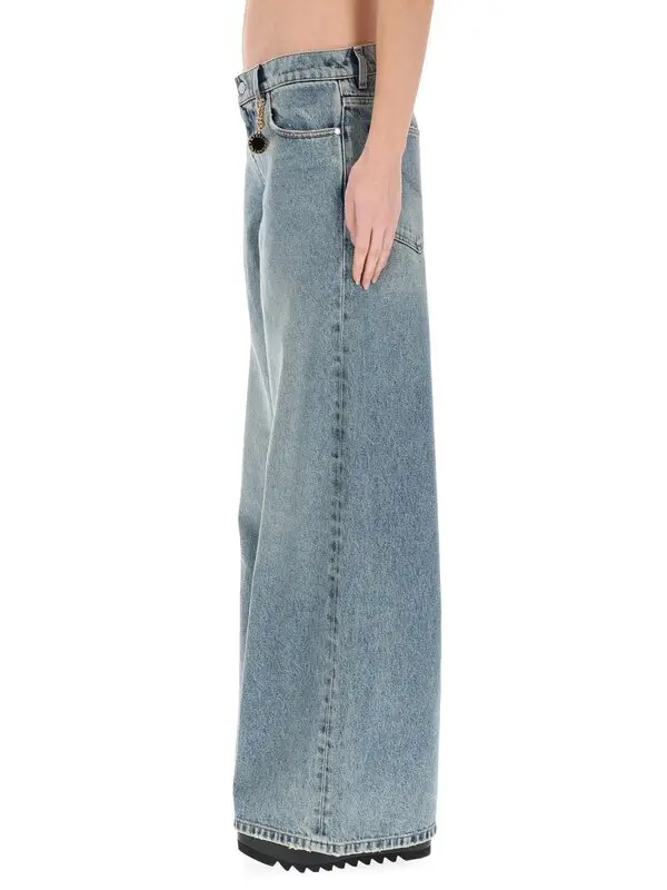 Stella McCartney Wide Leg Vintage Jeans - Blue