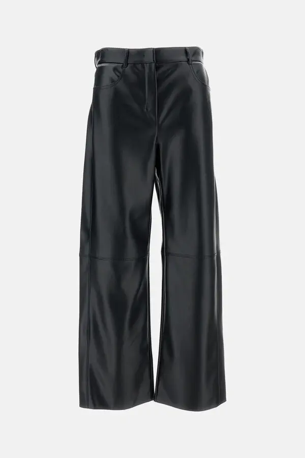 Max Mara Faux Leather Trousers - Multicolor