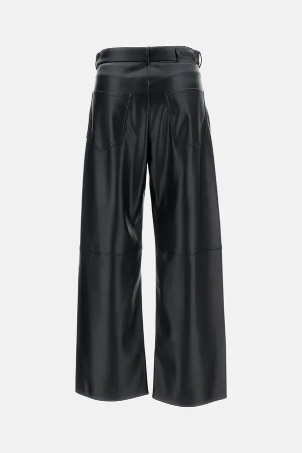 Max Mara Faux Leather Trousers - Multicolor