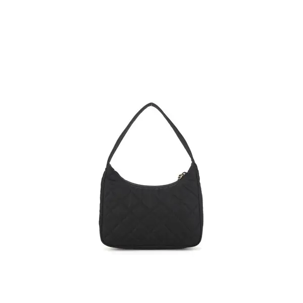 Prada Re-nylon Quilted Shoulder Bag - Black