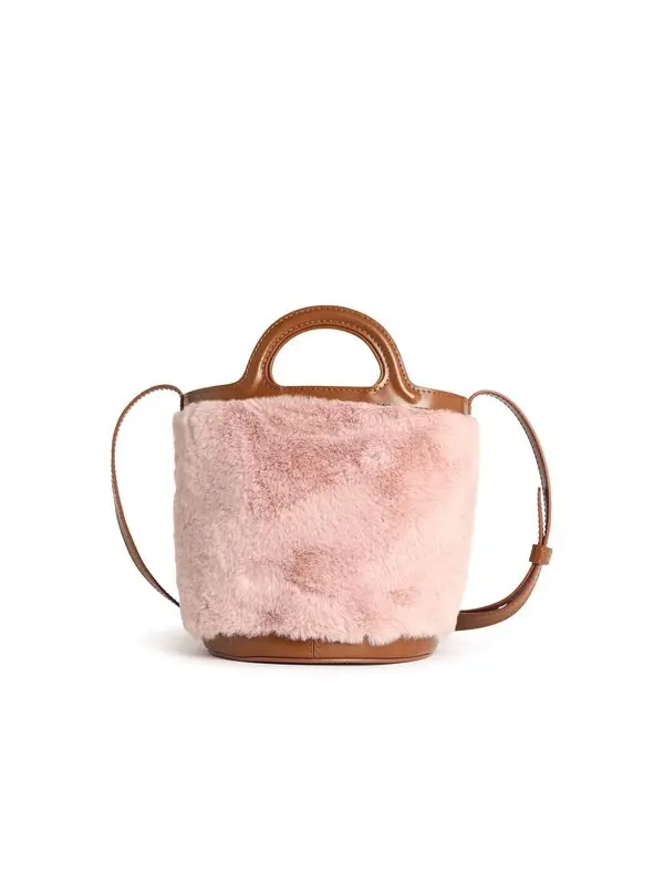 Marni Two-tone Leather Blend Bag - Pink