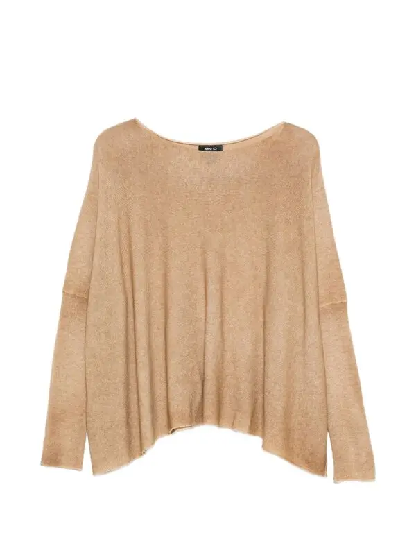 Avant Toi Cashmere Oversized Sweater - Multicolor
