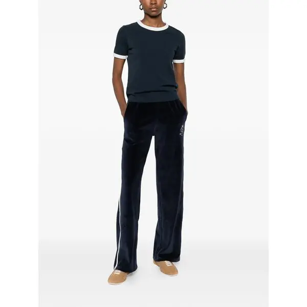 A.p.c. Crewneck T-shirt With Contrasting Ribbed Trims
