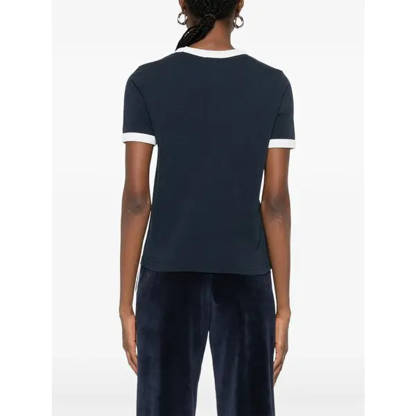 A.p.c. Crewneck T-shirt With Contrasting Ribbed Trims