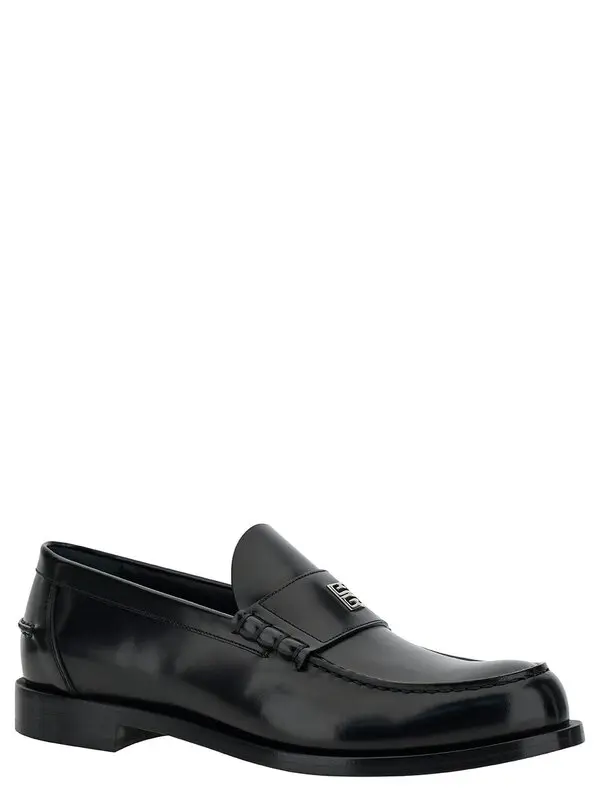 Givenchy Leather Loafers With 4g Detail