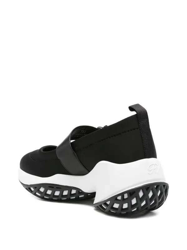ROGER VIVIER Viv Run Strass Embellished Slip-on Sneakers