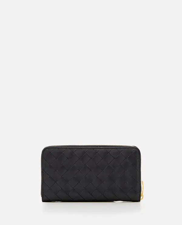 Bottega Veneta Intreccio Zip Around Wallet