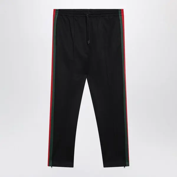 Gucci Dark Technical Jersey Track Pants
