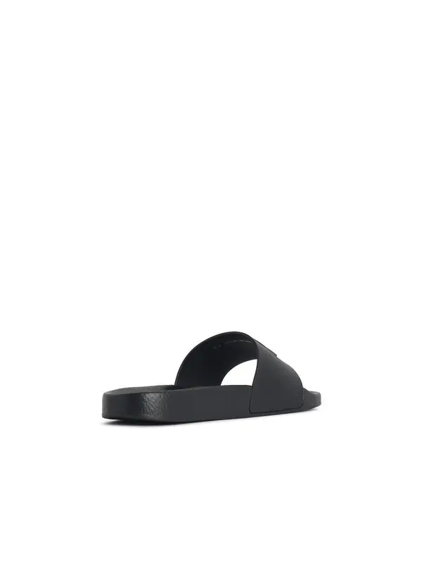 Moncler Basile Rubber Slides - Black