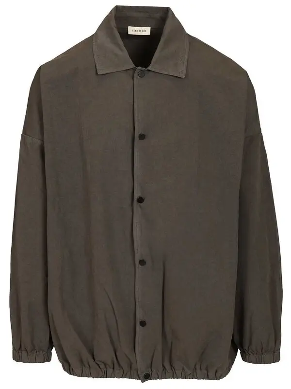Fear Of God Cotton Poplin Windbreaker With Back Print