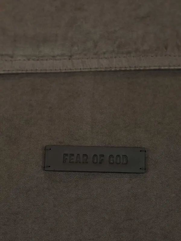 Fear Of God Cotton Poplin Windbreaker With Back Print