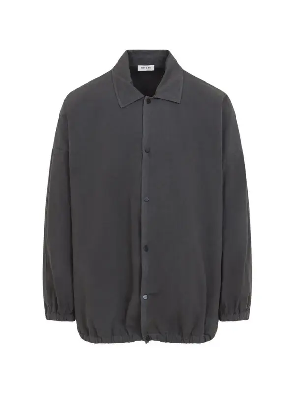 Fear Of God Cotton Poplin Windbreaker With Back Print