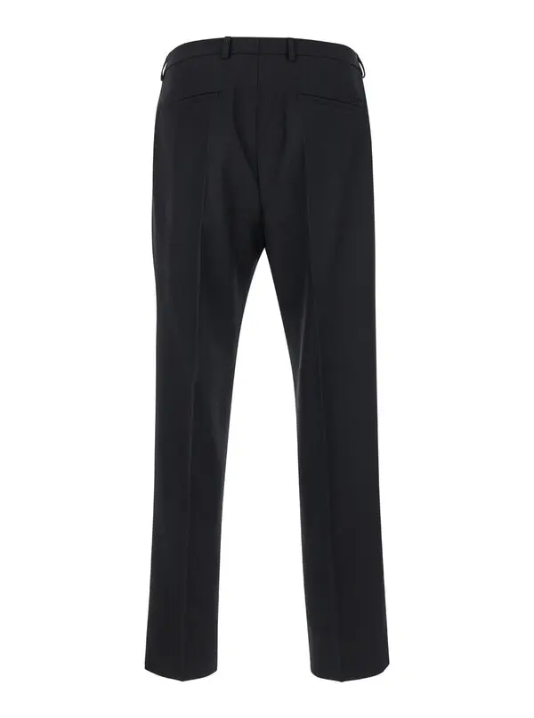 Gucci Tailored Wool Pants With Tonal Logo - Multicolor