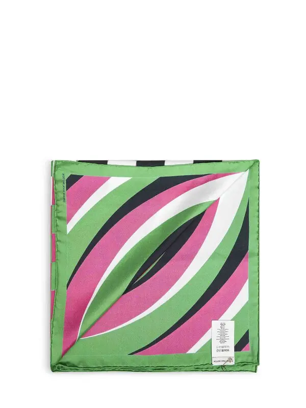 Dries Van Noten Graphic-print Silk Square Scarf