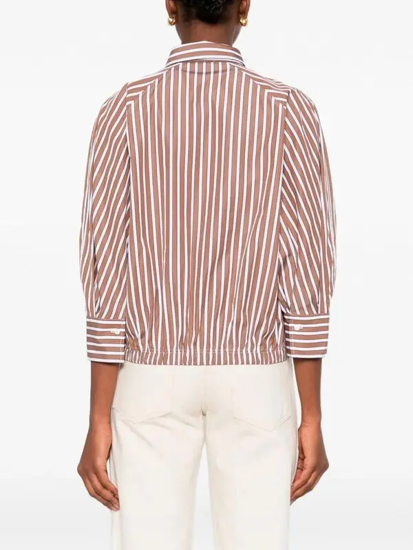 Brunello Cucinelli Cotton Striped Shirt - Multicolor