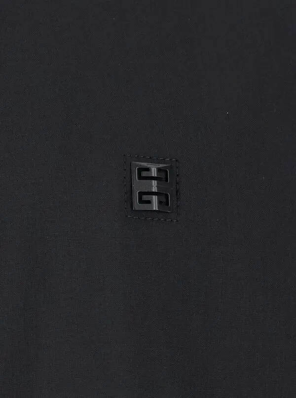 Givenchy Wool Zip-up Hoodie With Logo Detail