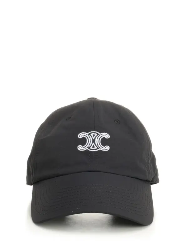 Celine Triomphe Cap - Black