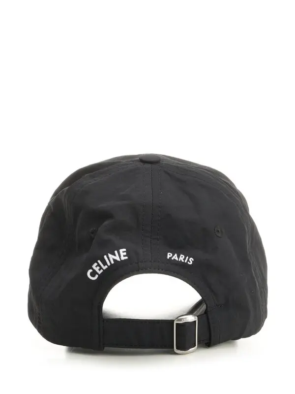 Celine Triomphe Cap - Black