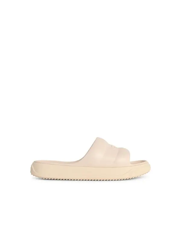 Moncler Rubber Slides - Cream
