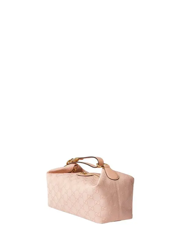 Gucci Gg Canvas Medium Top Handle Bag