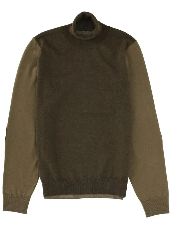 MAISON MARGIELA Two-tone Wool Turtleneck - Multicolor