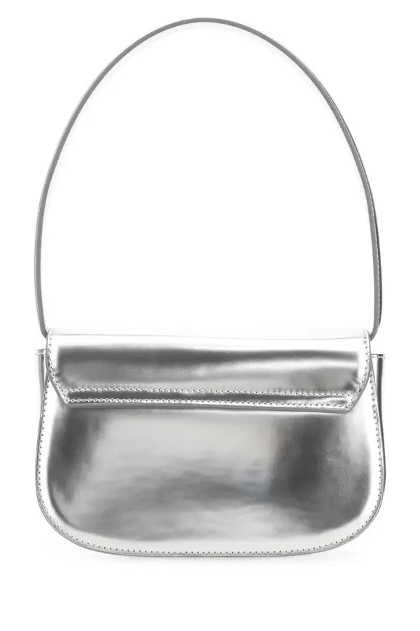 DIESEL® 1dr Shoulder Bag - Silver