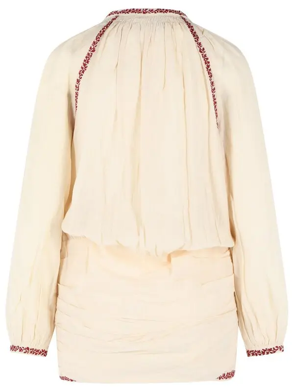 Isabel Marant Étoile Ludy Short Dress - Cream