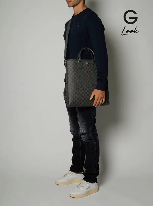 Gucci Ophidia Gg Tote Bag In Gg Supreme Canvas - Multicolor