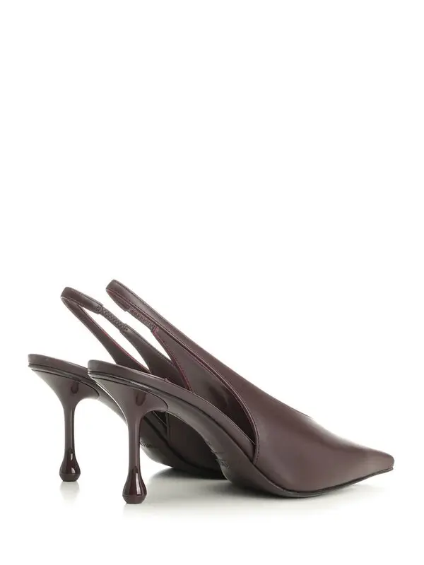 JIMMY CHOO Isa 80 Calfskin Slingback Pumps - Multicolor