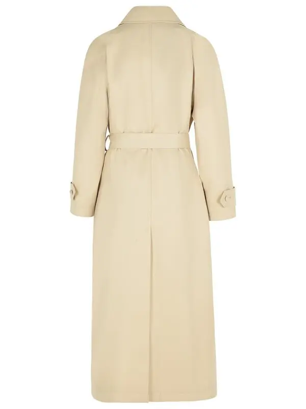 Dolce & Gabbana Beige Polyester Blend Trench Coat