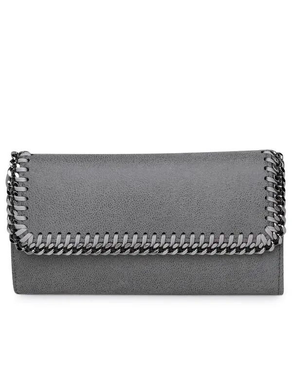 Stella McCartney Falabella Continental Wallet - Gray