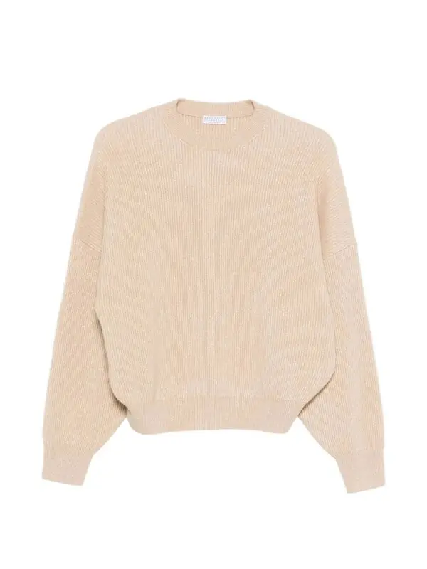 Brunello Cucinelli Round Neck Cashmere Sweater - Multicolor