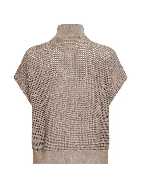 Brunello Cucinelli Cotton Net Cardigan - Multicolor