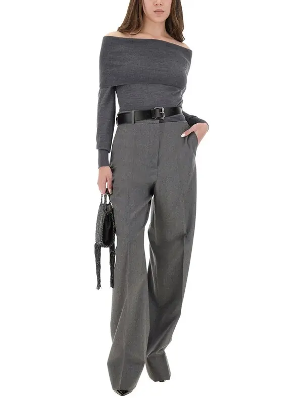 Stella McCartney Wool Turtleneck Sweater - Gray