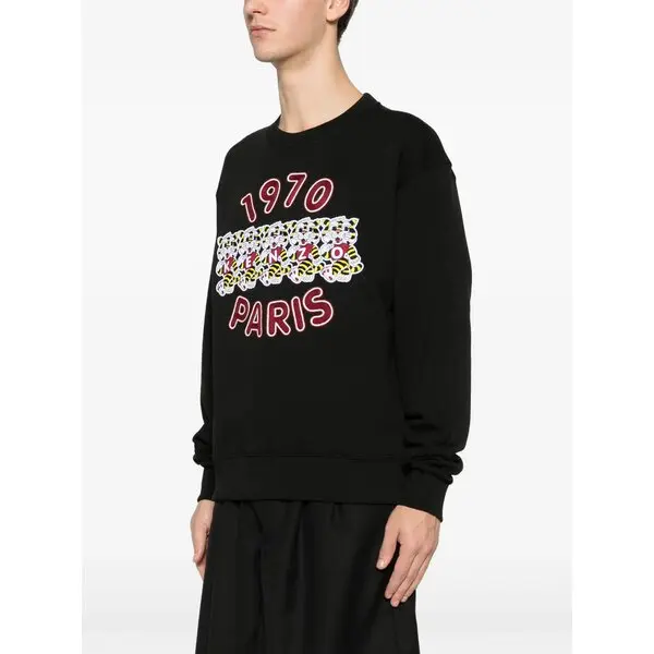 Kenzo Graphic Embroidered Crew Neck Sweatshirt