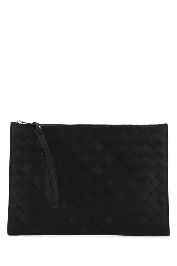 Bottega Veneta Calfskin Pouch - Black