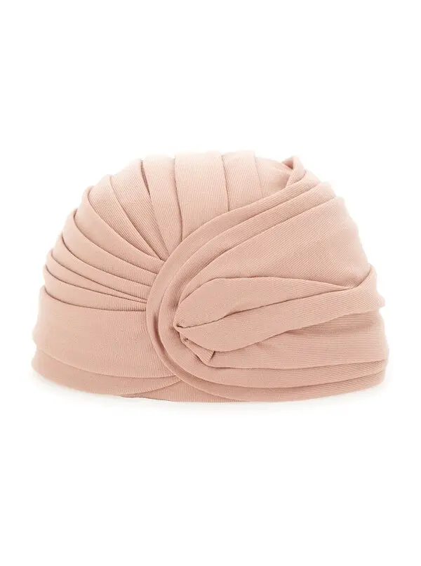 Valentino Garavani Pink Turban Hat - Multicolor