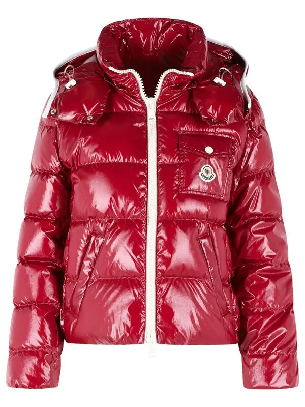 Moncler Andro" Hooded Down Jacket - Multicolor