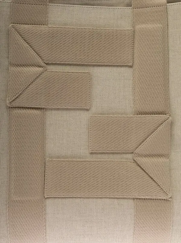 Fendi Fabric Handbag With Removable Shoulder Strap