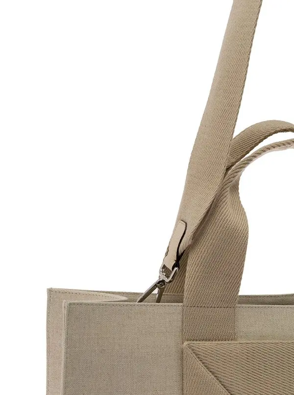Fendi Fabric Handbag With Removable Shoulder Strap - Multicolor
