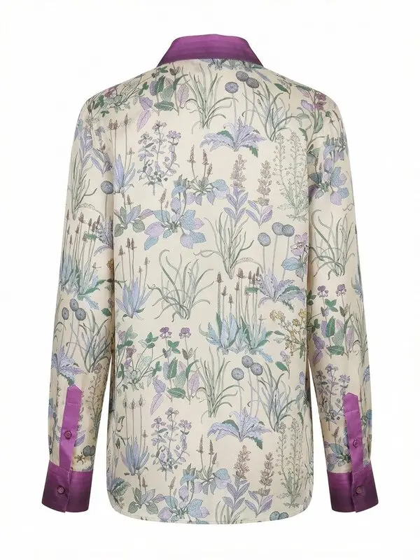 Gucci Heritage Dragonfly Silk Shirt